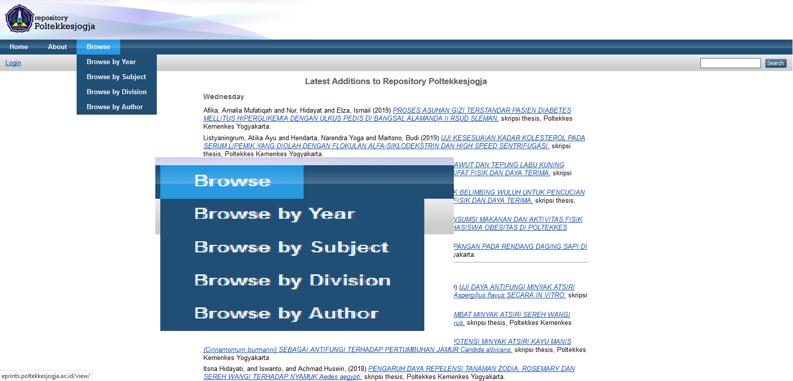 GoRepository – Perpustakaan POLKESYO