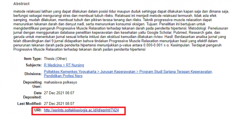 Layanan Bebas Pustaka – Perpustakaan POLKESYOGYA